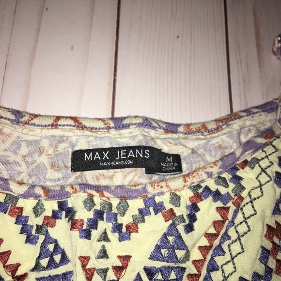 Max Jeans | Tops | Max Jeans Tribal Aztec Tank Top | Poshmark